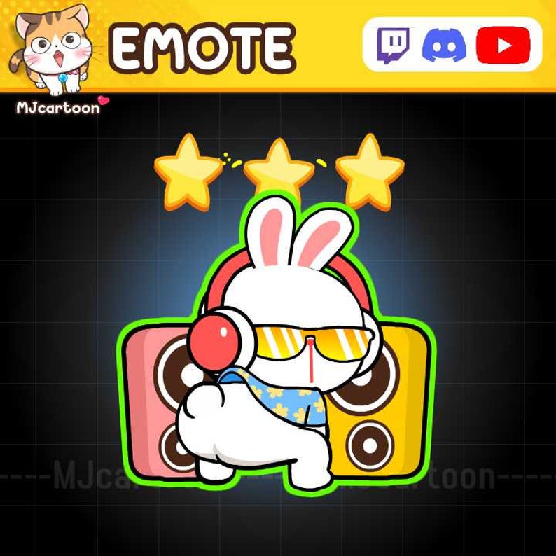 Animated Twerk Bunny Emote for Twitch, Youtube, Discord - Etsy