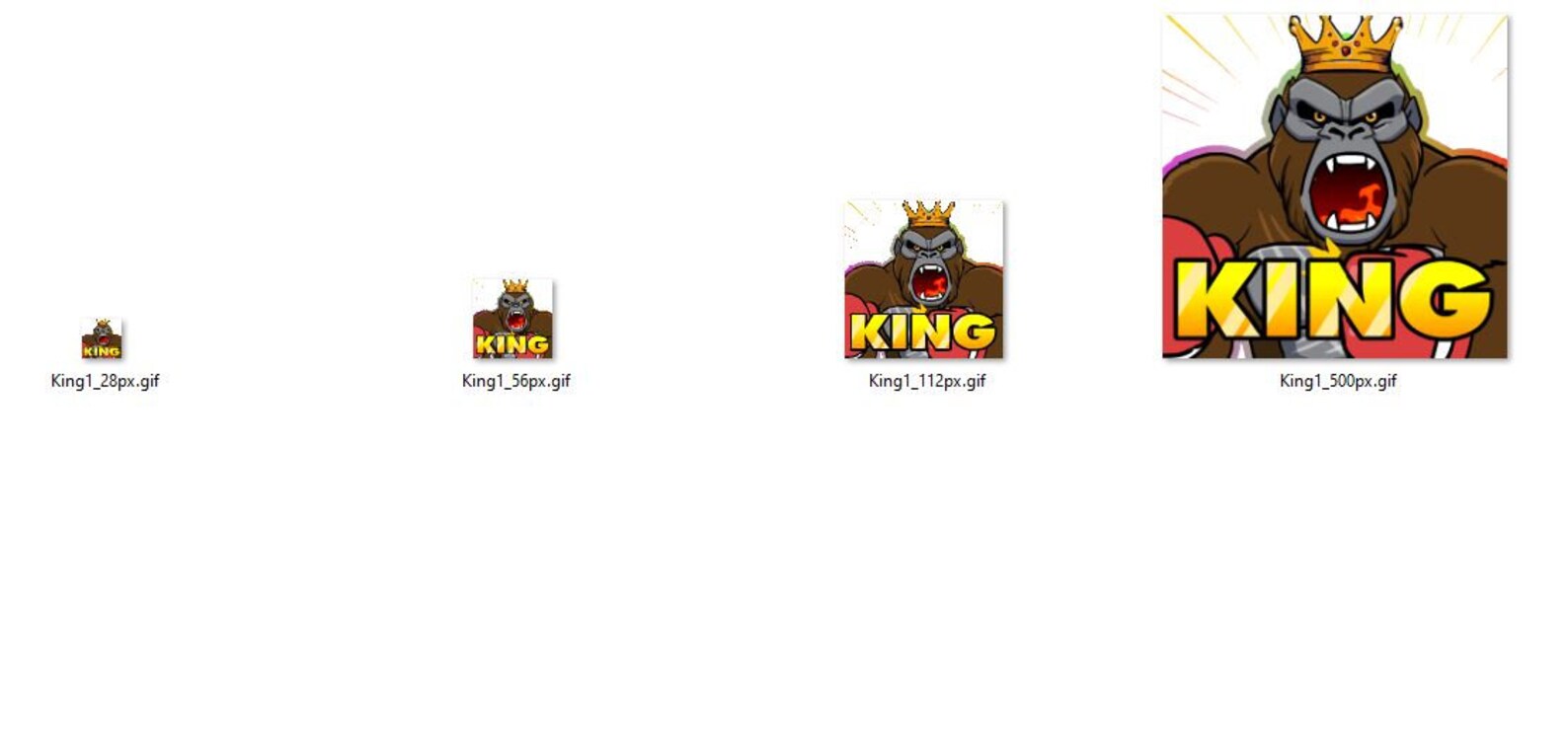 Animated Twitch | Discord Emote,king Gorilla Roar |GIF| for Streamers ...