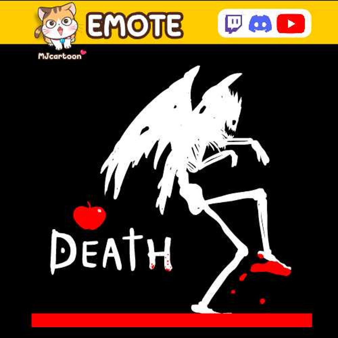 Reaper Walking on Blood Emote for Horror Games | Twitch & Discord - Etsy