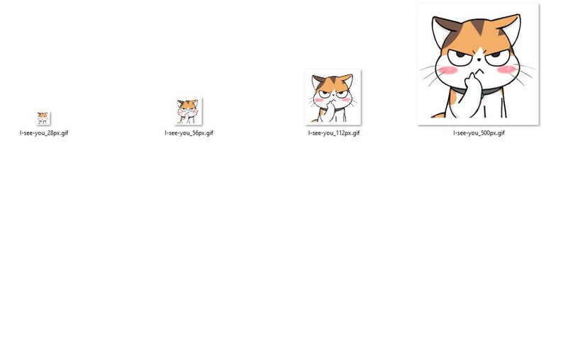 Animated Cute Cat Watching You Emote for Twitch, Youtube, Discord - Etsy