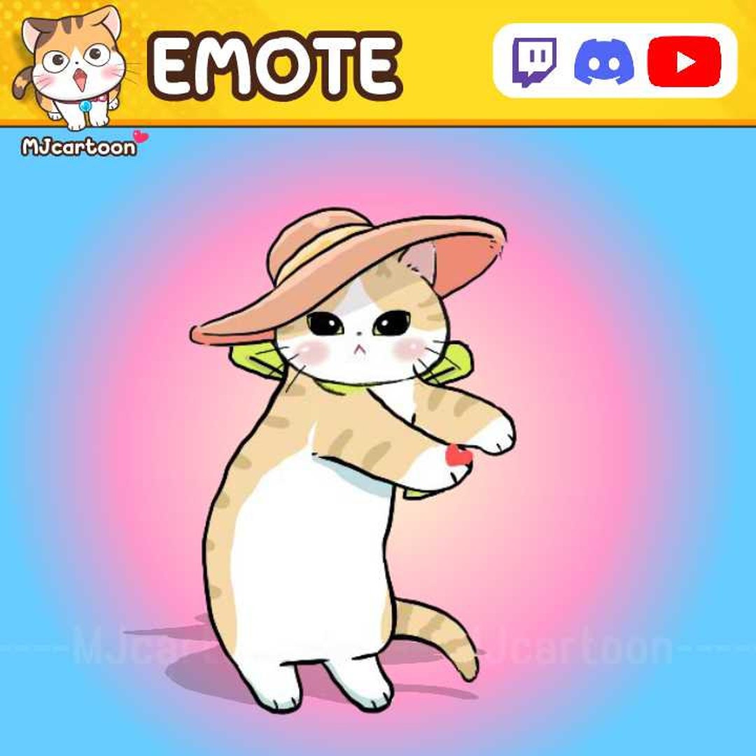 Animated Cat Dancing Emote for Twitch, Youtube, Discord - Etsy