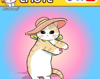 Animated Emotes for Twitch, Discord, Youtube, Dancing Cat, Dance Cat ...