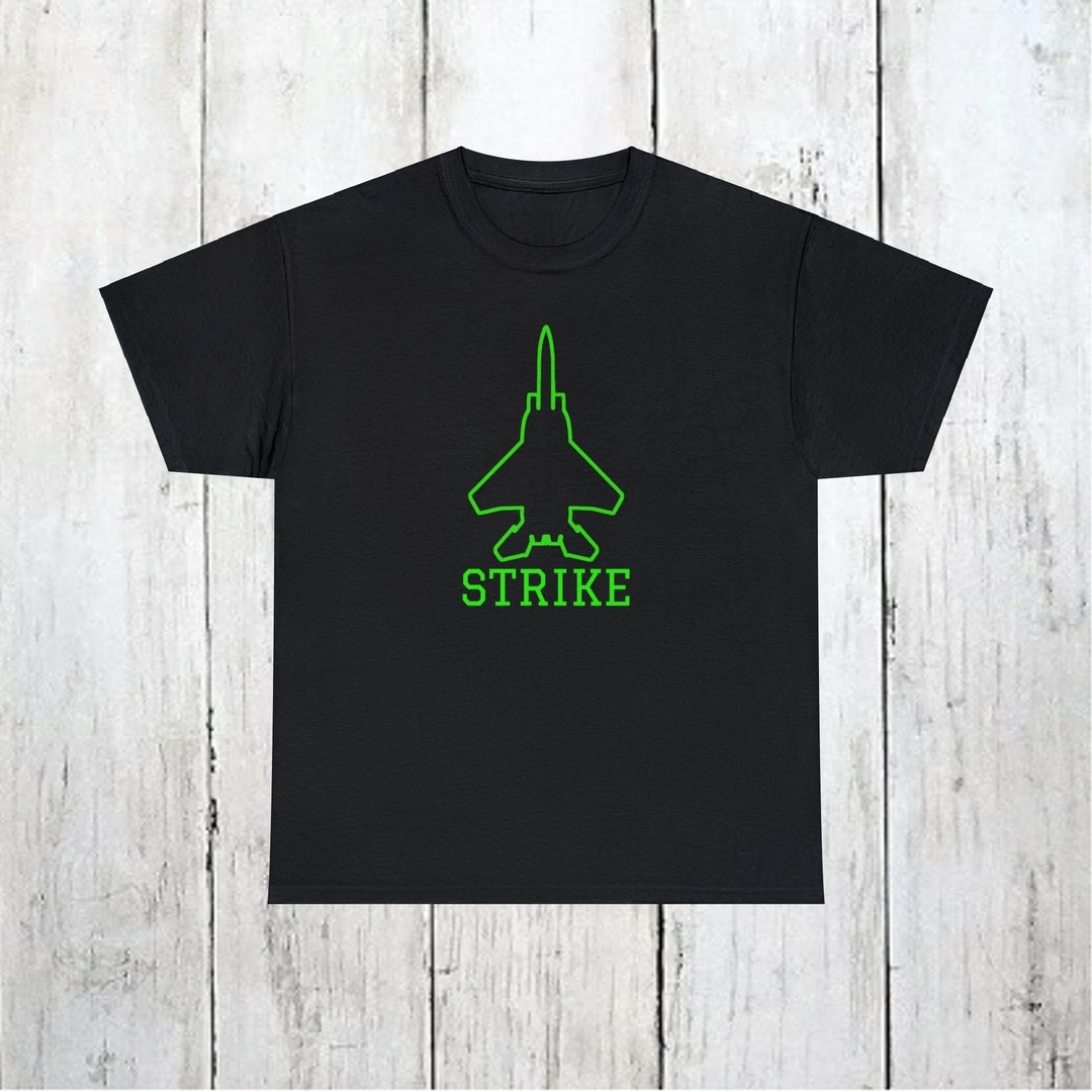 Neon F-15E Strike Eagle Fighter Jet Military Aviation Airplane Pilot ...