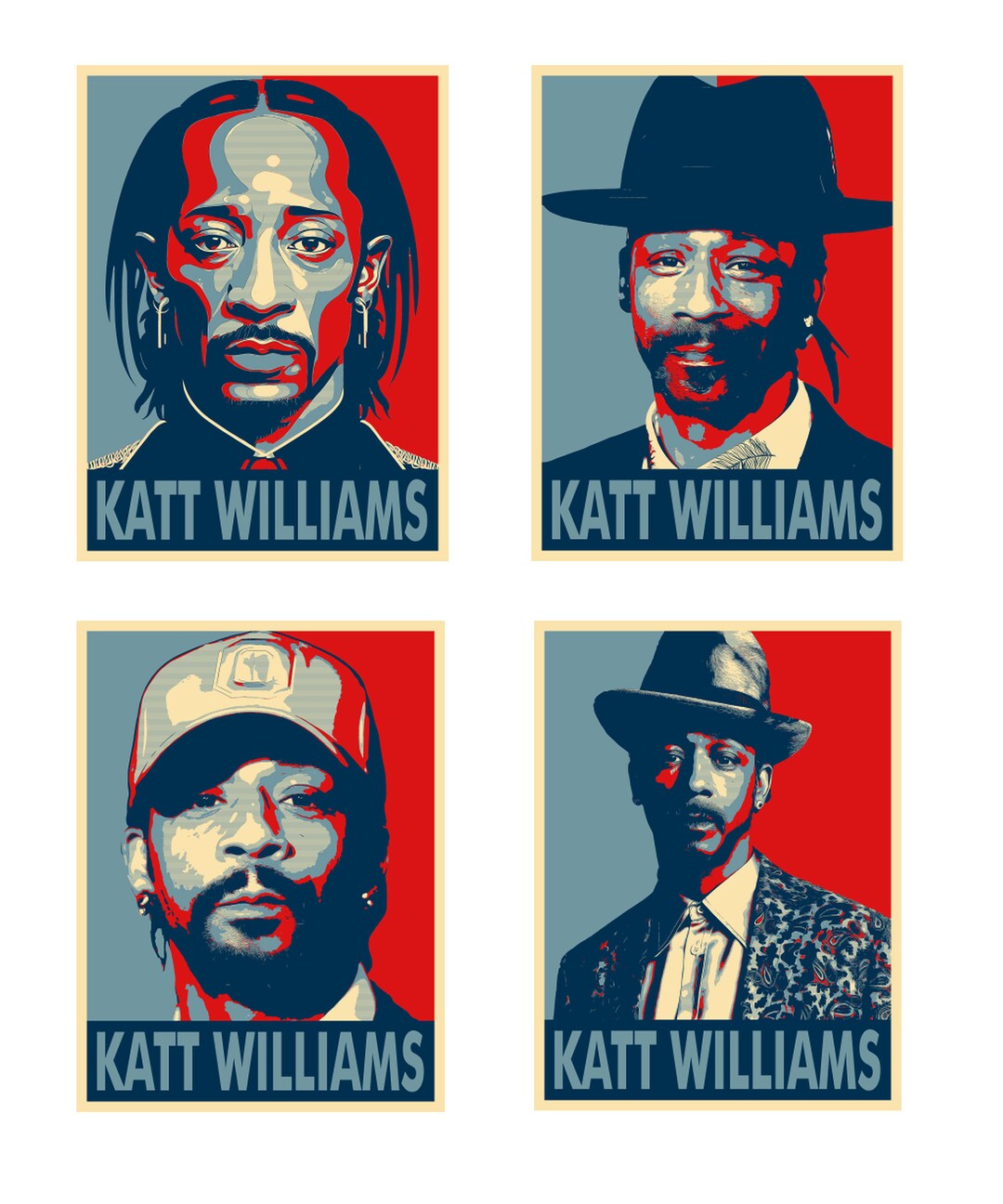 Katt Williams Face Png, 2024 Katt Williams T-shirt Design Png, Katt ...
