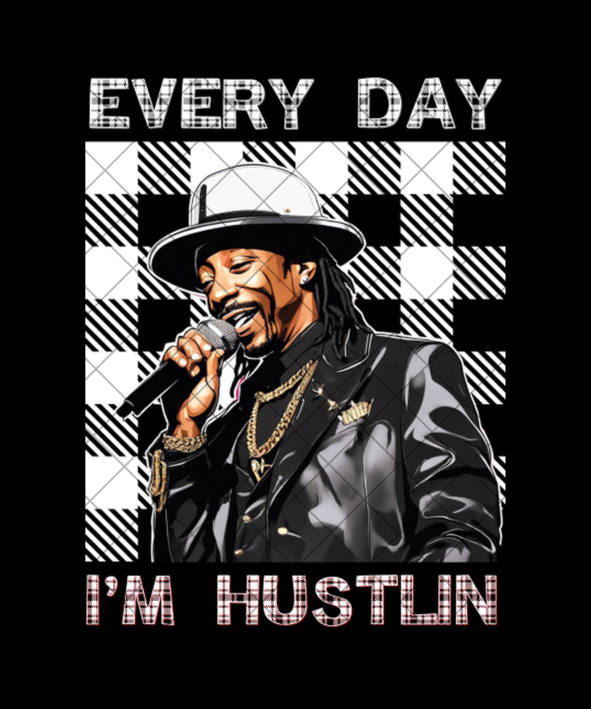Every Day I'm Hustlin Png, 2024 Katt Williams T-shirt Design Png, Katt ...