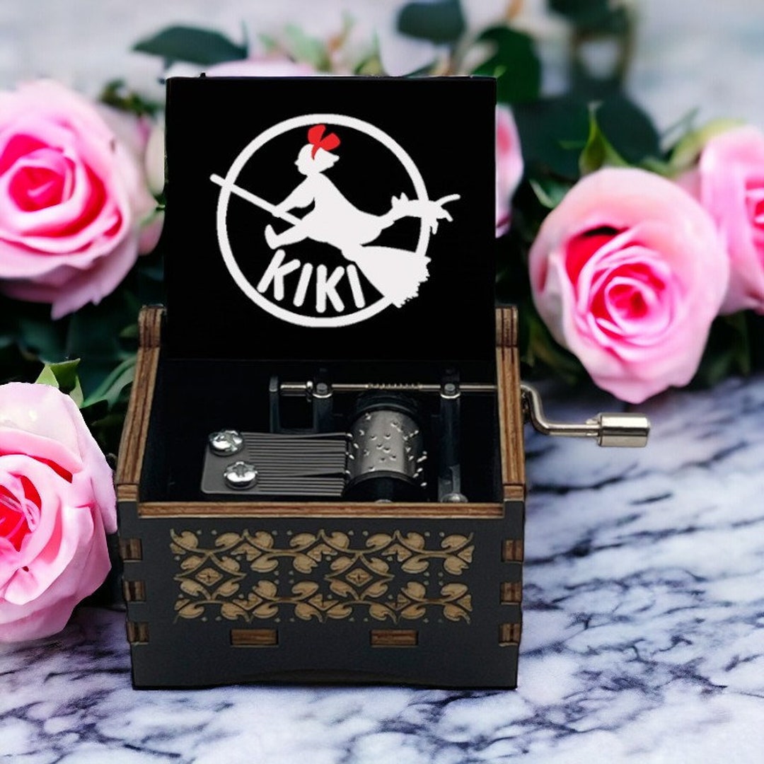 Kiki's Delivery Service Music Box, Handcrafted Engraved Collectible ...