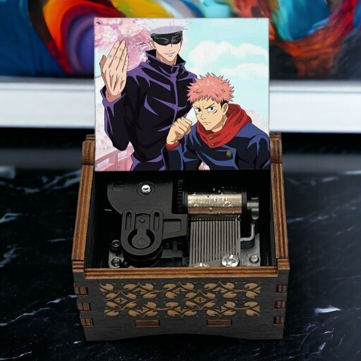 Jujutsu Kaisen Music Box, Gojo Satoru Yuji Itadori Sukuna Handcrafted ...