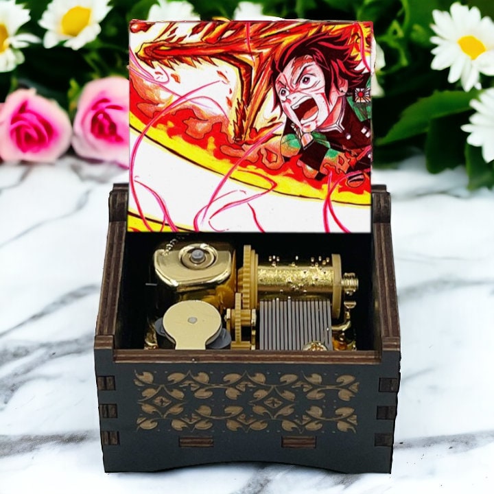 Demon Slayer Music Box Kimetsu No Yaiba Tanjiro Nezuko Zenitsu ...