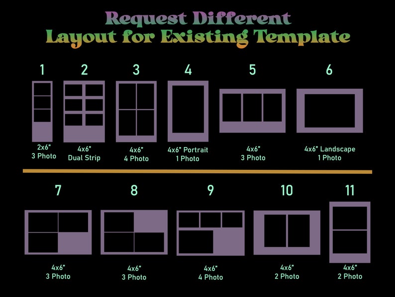 Custom Request Different Layout for Existing Photo Booth Template ...