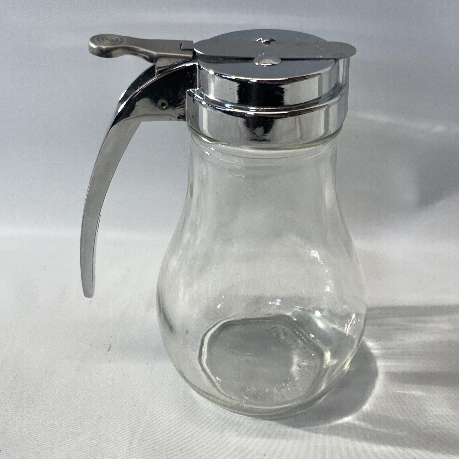 Vintage Dripcut Clear Glass Syrup Container Dispenser USA Dispenser - Etsy