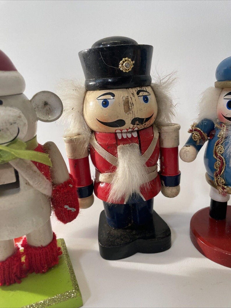 Collection of 6 Mini Stubby Christmas Nutcrackers 5 to 7 - Etsy