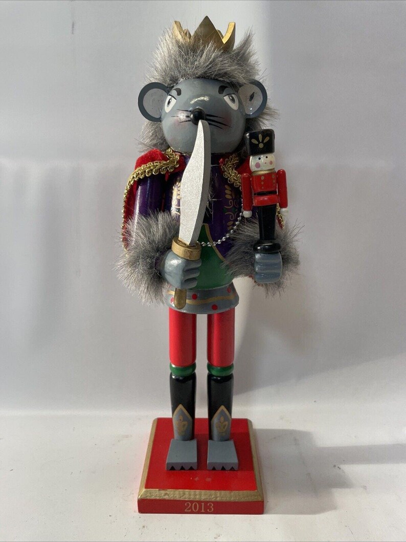 Rat King Nutcracker Mouse King Christmas Holiday Wooden Figurine 2013 ...