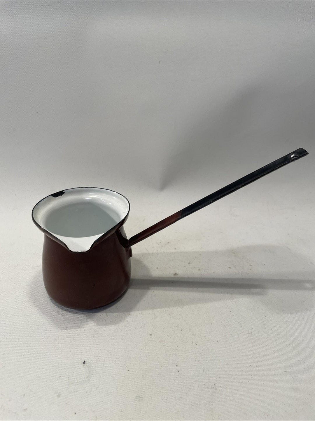 Vintage Coffee Pot Small Melting Pot Made in Poland Red and White - Etsy