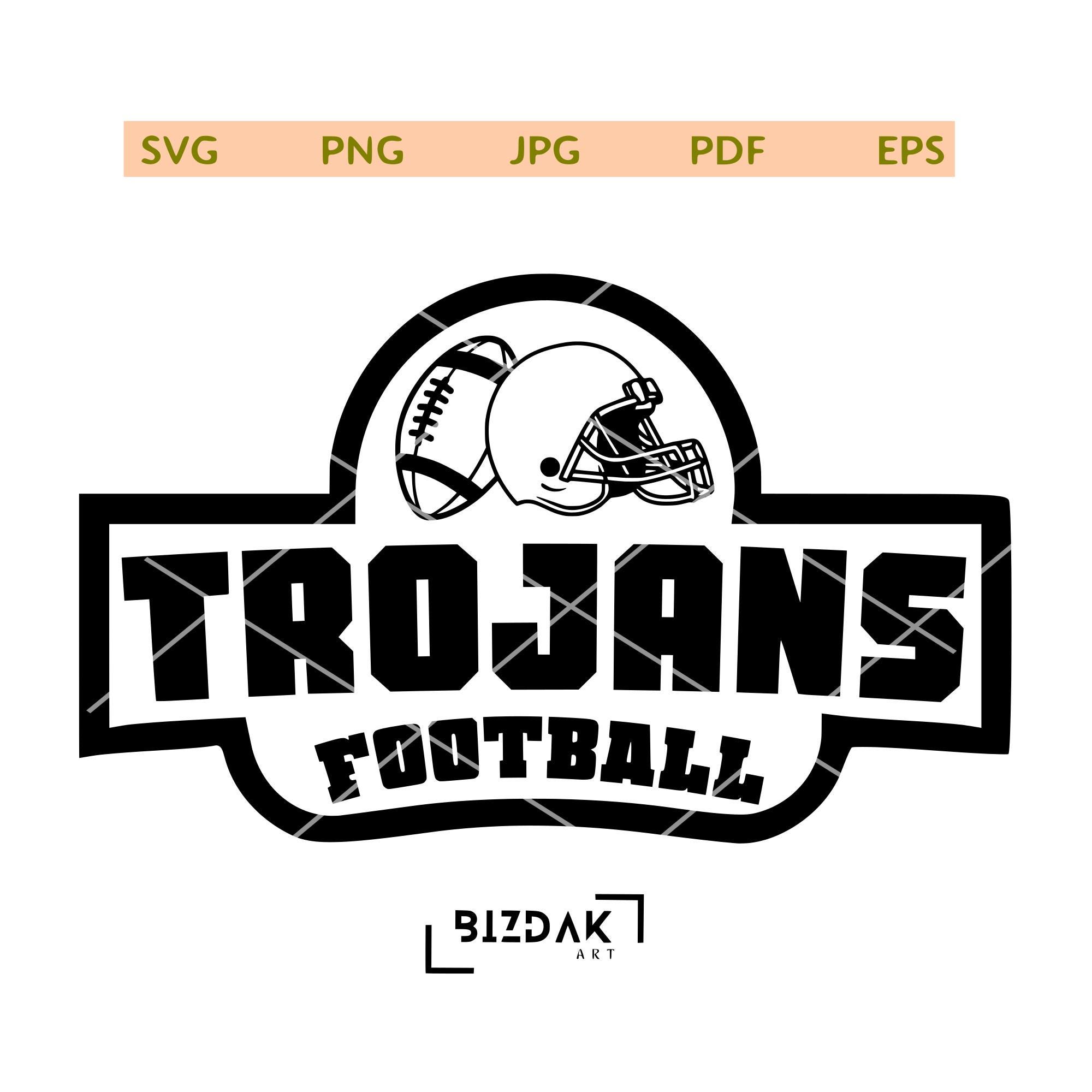 Trojan Football Svg, Trojan, Trojans, Football Svg, Png, Sublimation ...