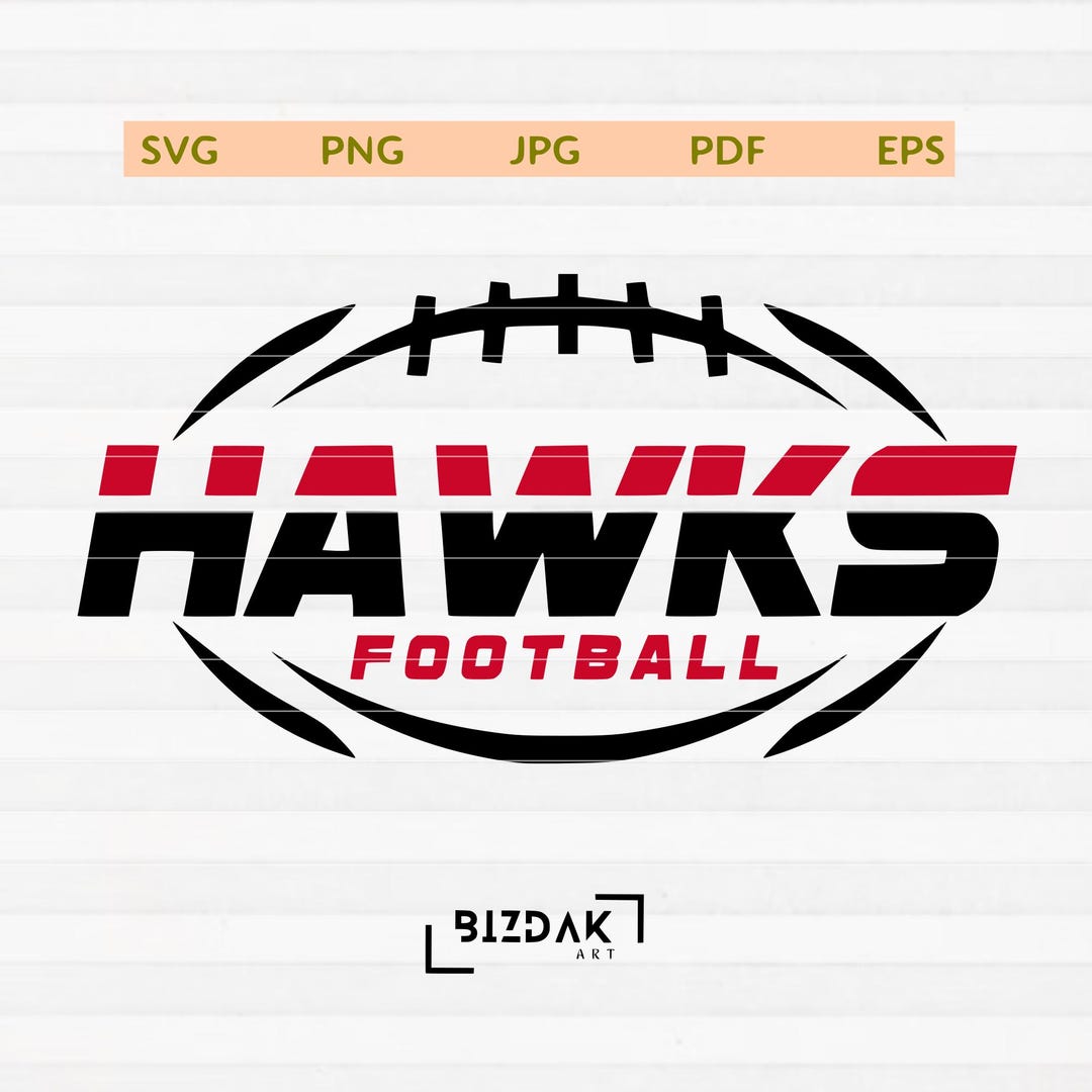 Hawks Football Svg, Football Svg, Hawks Cheer Svg, Hawks Vibes Svg ...