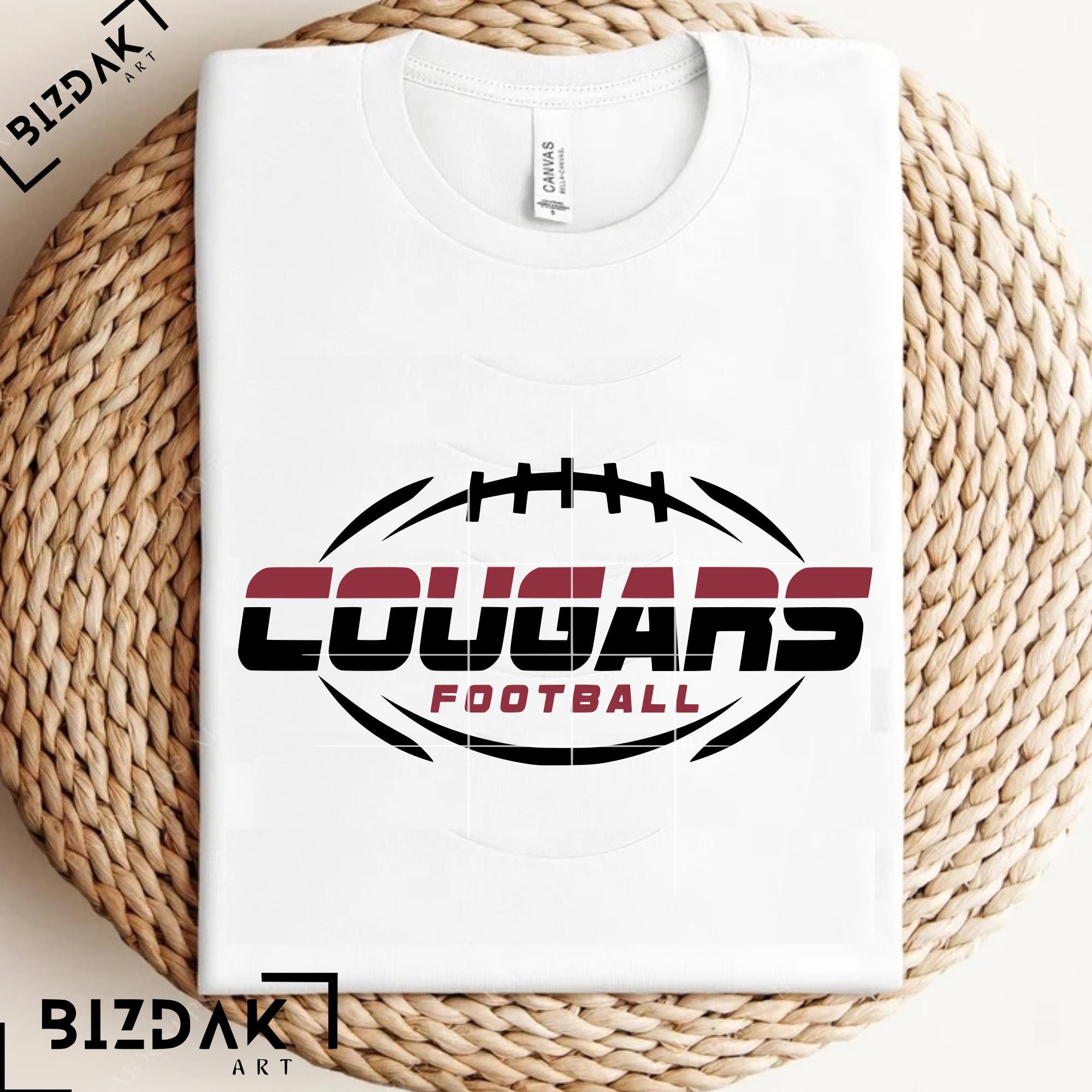 Cougars Svg, Cougars Football SVG, Cougar Svg, Football Svg, Cougars ...