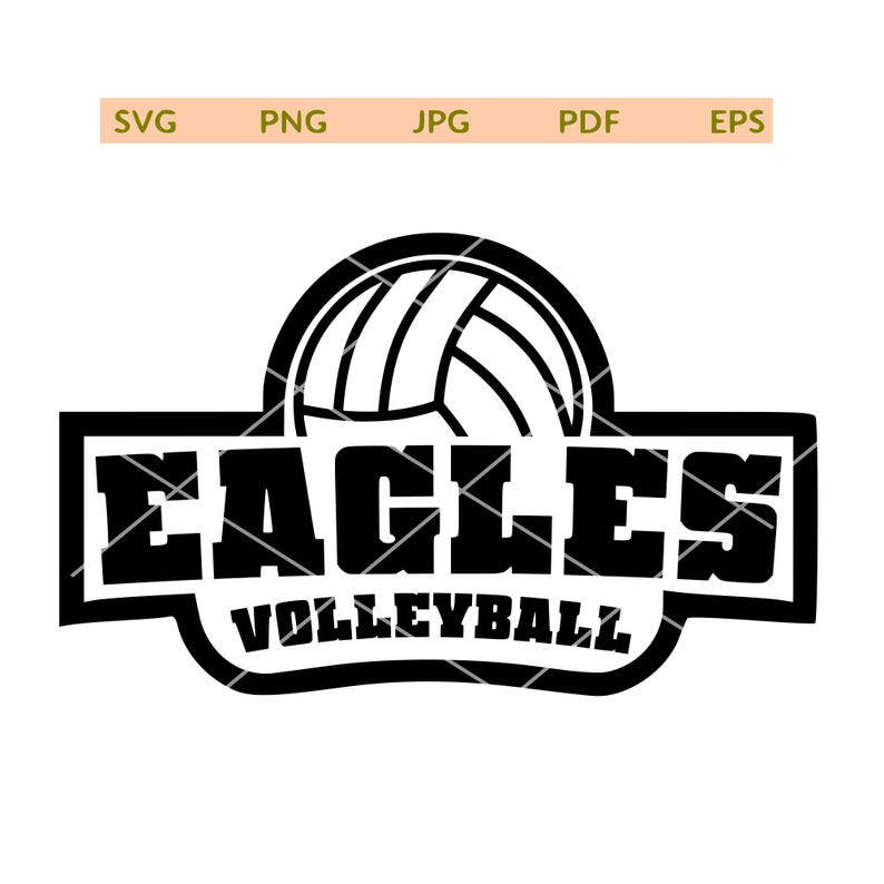 Eagles Volleyball Svg, Eagles Svg, Volleyball Svg, Eagle, Eagles ...