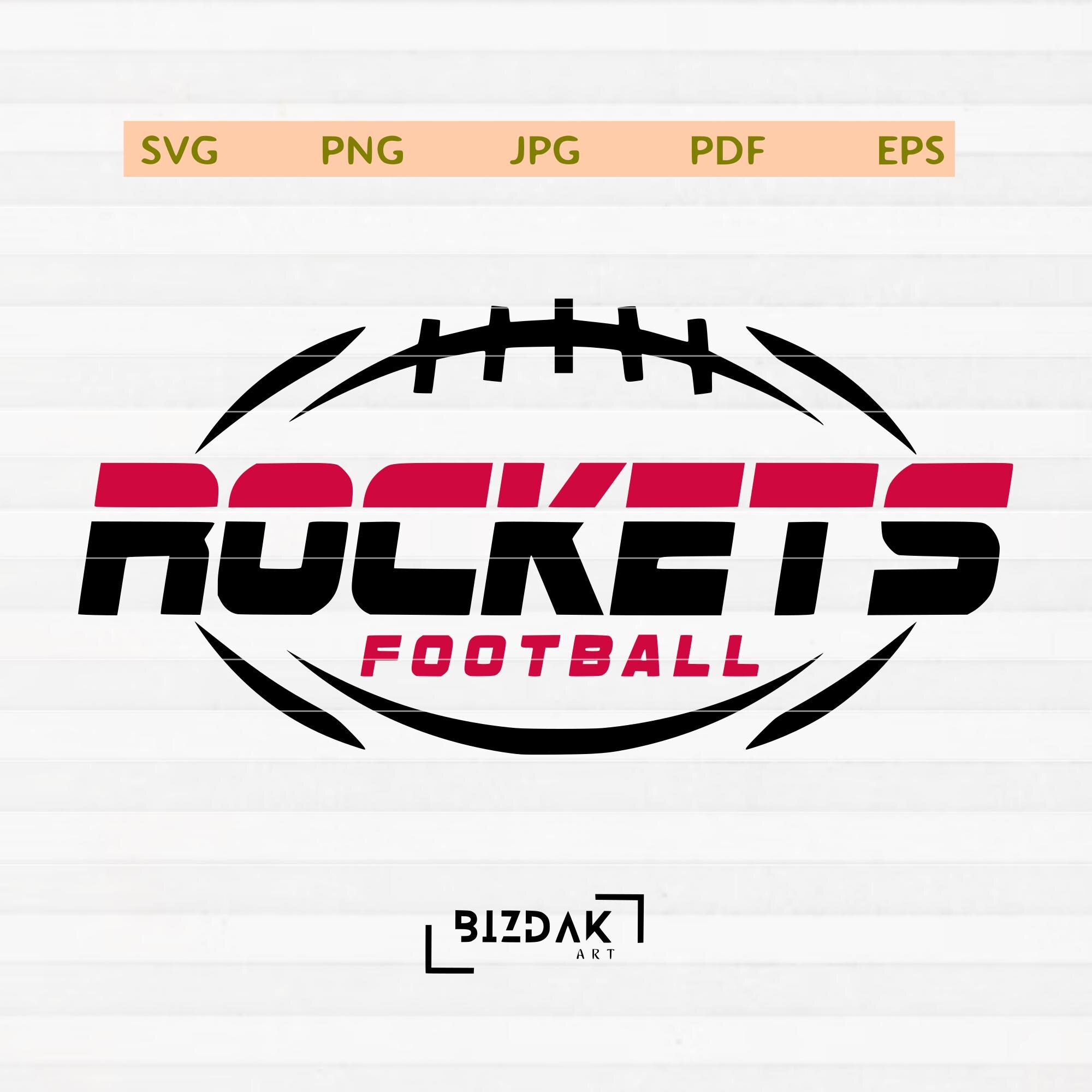 Rockets Football Svg, Rockets Svg, Football Svg, Rockets Shirt Svg ...