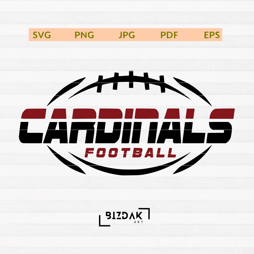 Cardinals Football Svg, Cardinal Mascot Svg, Cardinals Cheer Svg ...