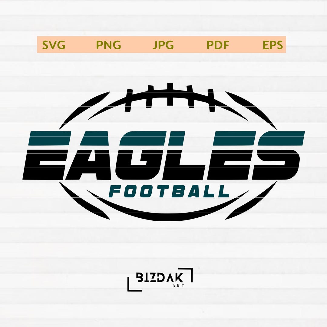 Eagles Svg, Eagles Football Svg, Football Svg, Eagle Football Svg ...