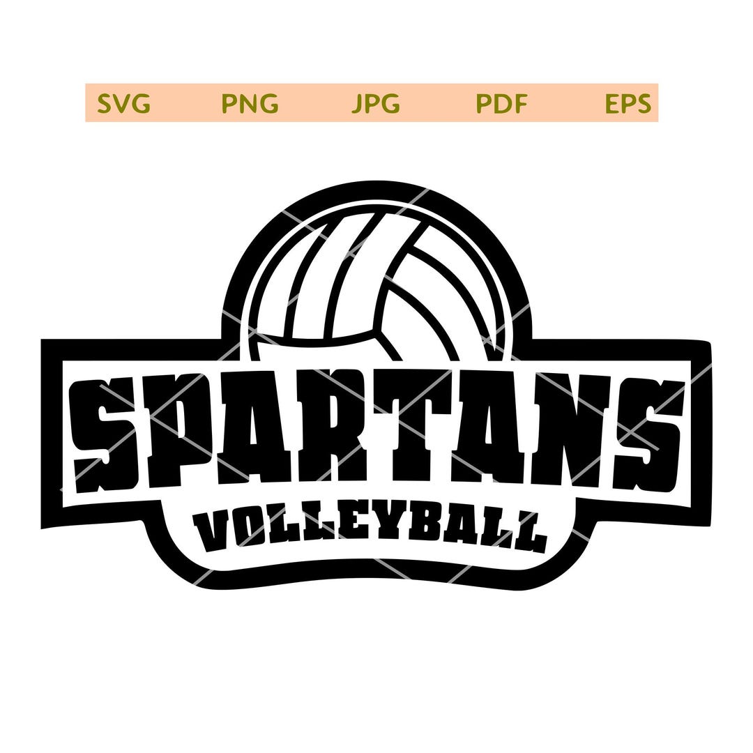 Spartans Volleyball Svg, Spartans Svg, Volleyball Svg, Spartans Mascot ...
