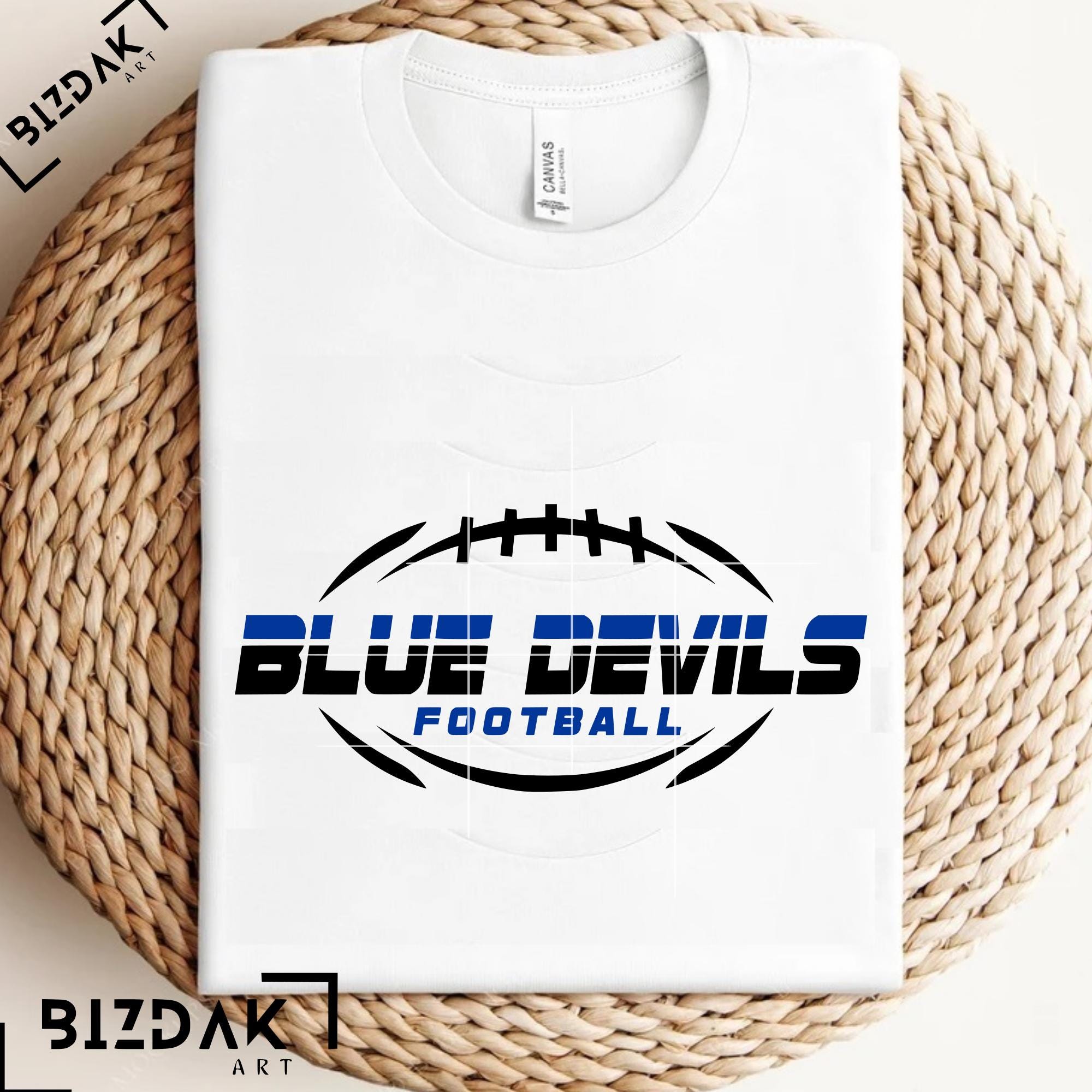 Blue Devils Football Svg, Blue Devils Svg, Football Svg, Blue Devils ...