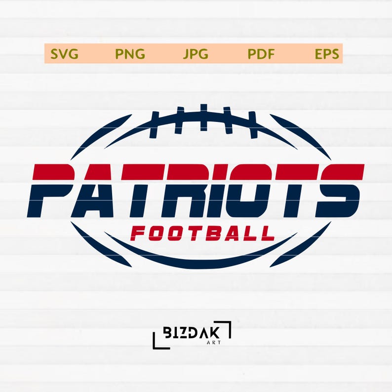 Patriot Football Svg, Football Svg, Patriot, Patriots, Football ...