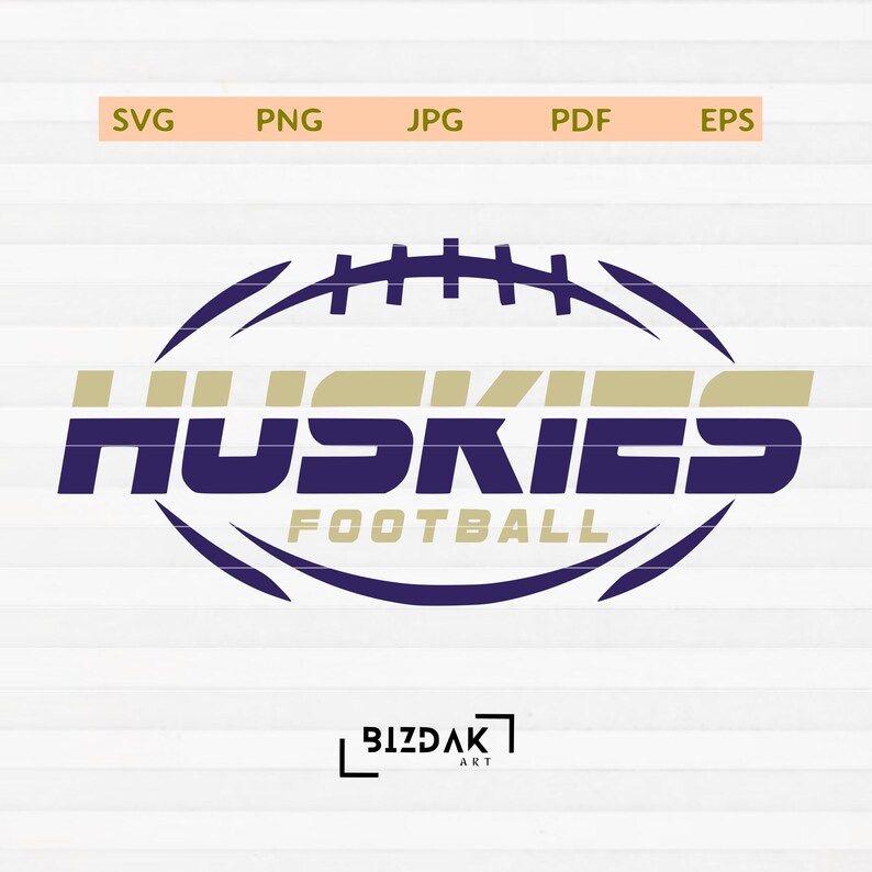 Huskies Football Svg, Huskies Svg, Football Svg, Huskie, Sublimation ...