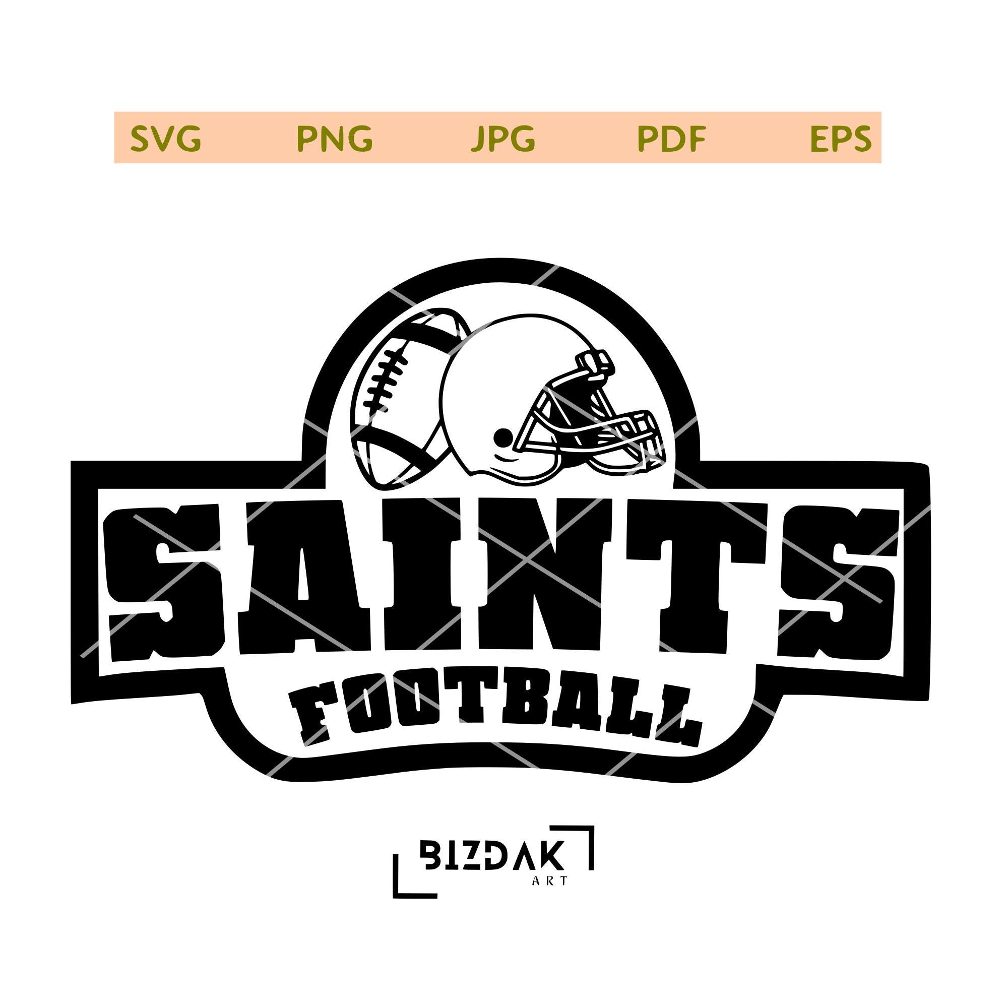 Saints Svg, Saints Football Svg, Saints, Football Svg, Cricut Cut Files ...