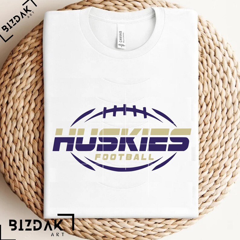 Huskies Football Svg, Huskies Svg, Football Svg, Huskie, Sublimation ...