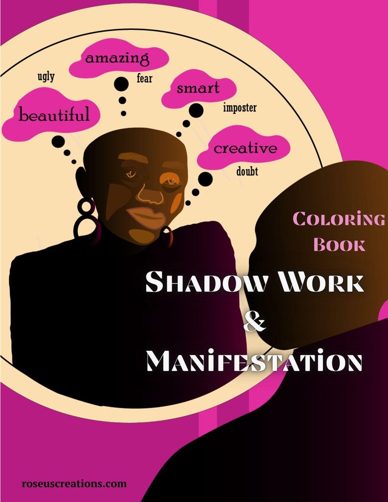 Shadow Work & Manifestation Coloring Book - Etsy