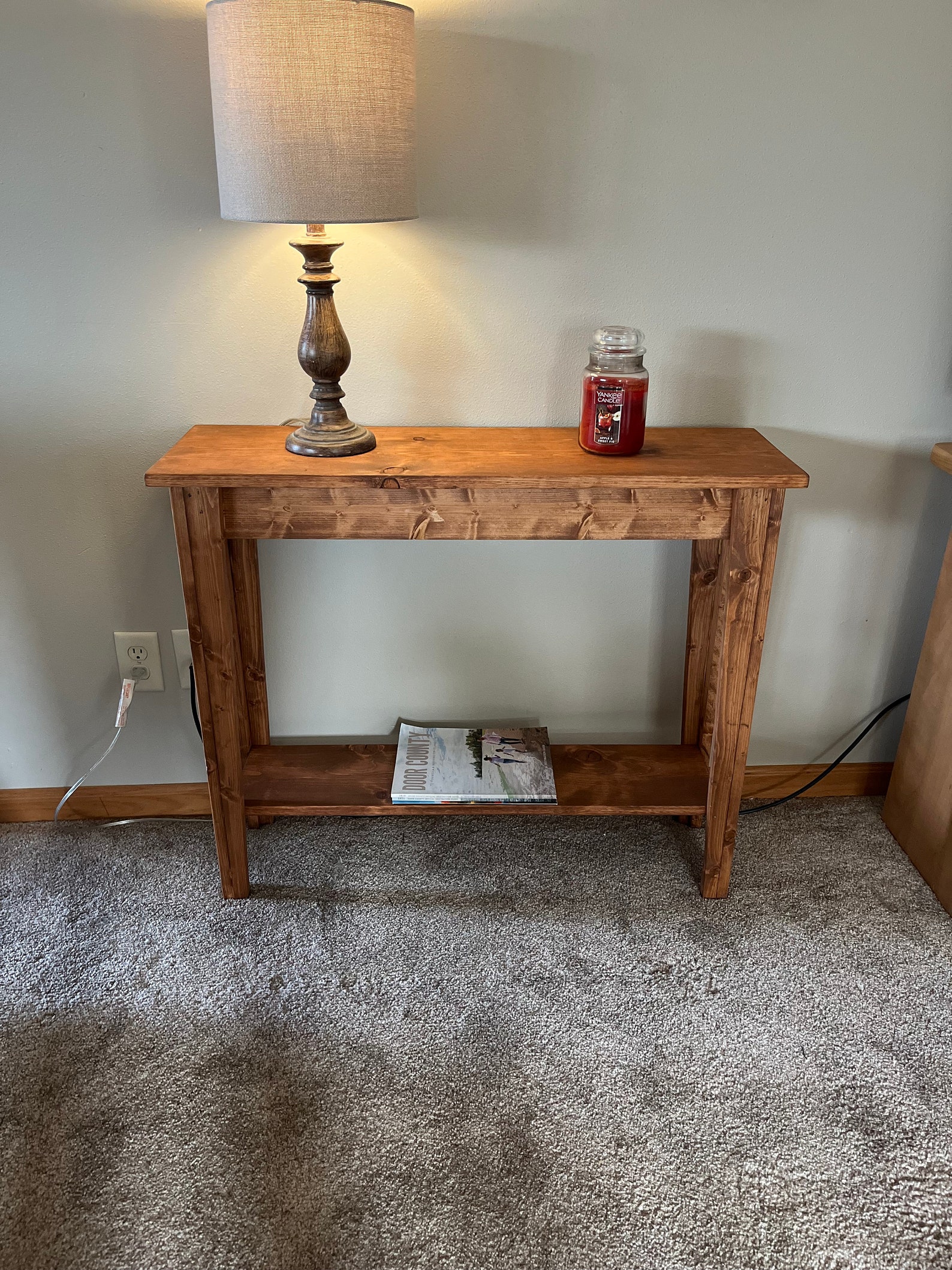 Wood Entryway Table - Etsy