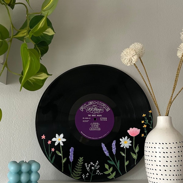 Painted Vinyl Record - Etsy