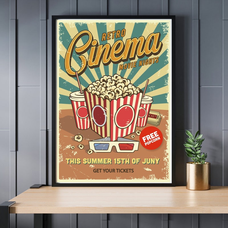 Vintage Style Movie Posters - Etsy