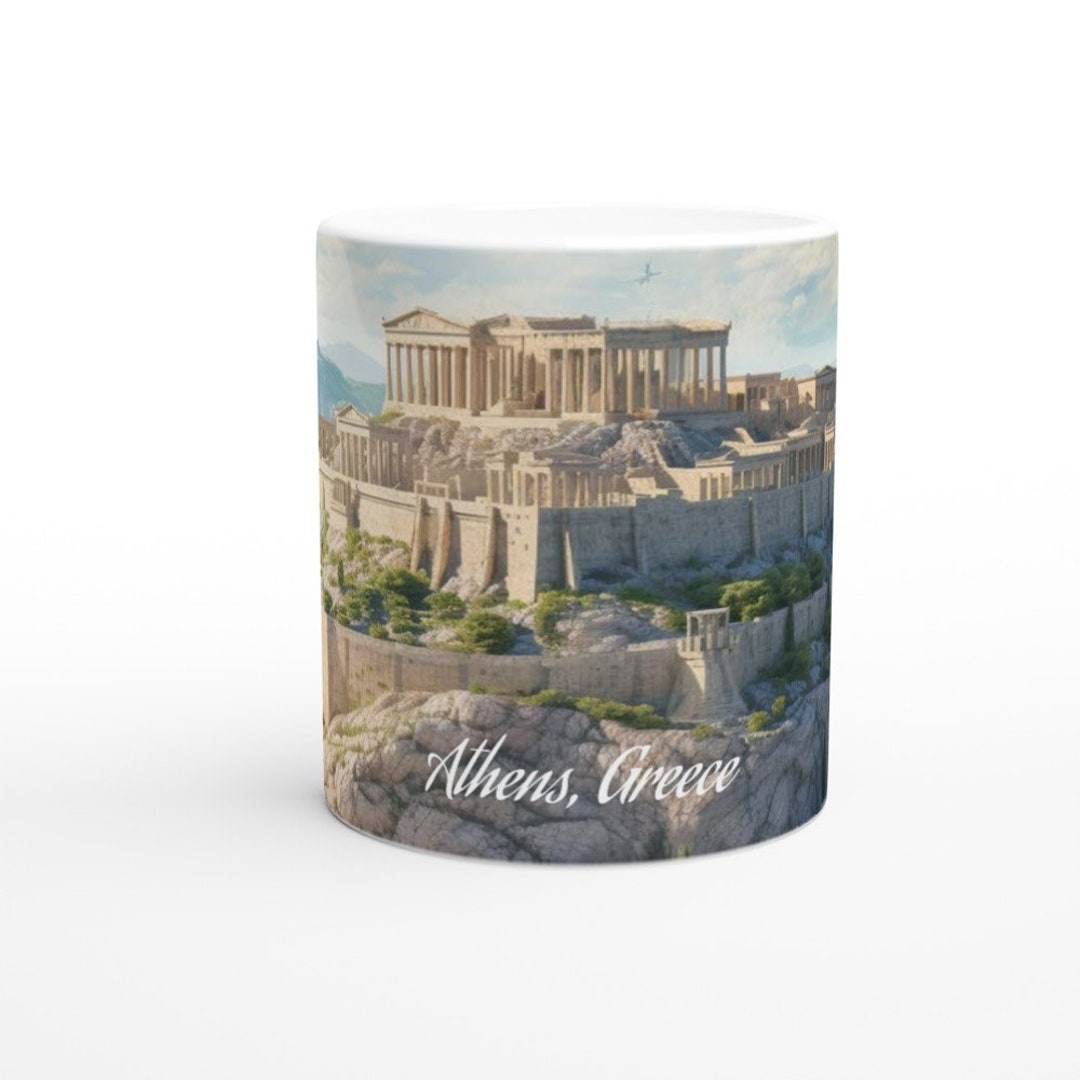 Athenian Elegance: Capturing the Essence of Greece With a Souvenir Mug ...