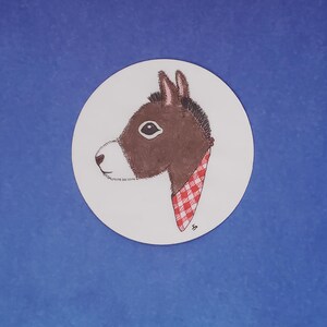 Donkey Sticker, Waterproof Vinyl Decal - Etsy