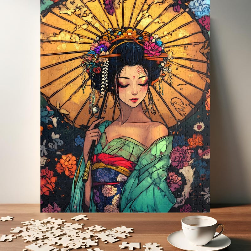 Kimono Women Puzzle - Etsy