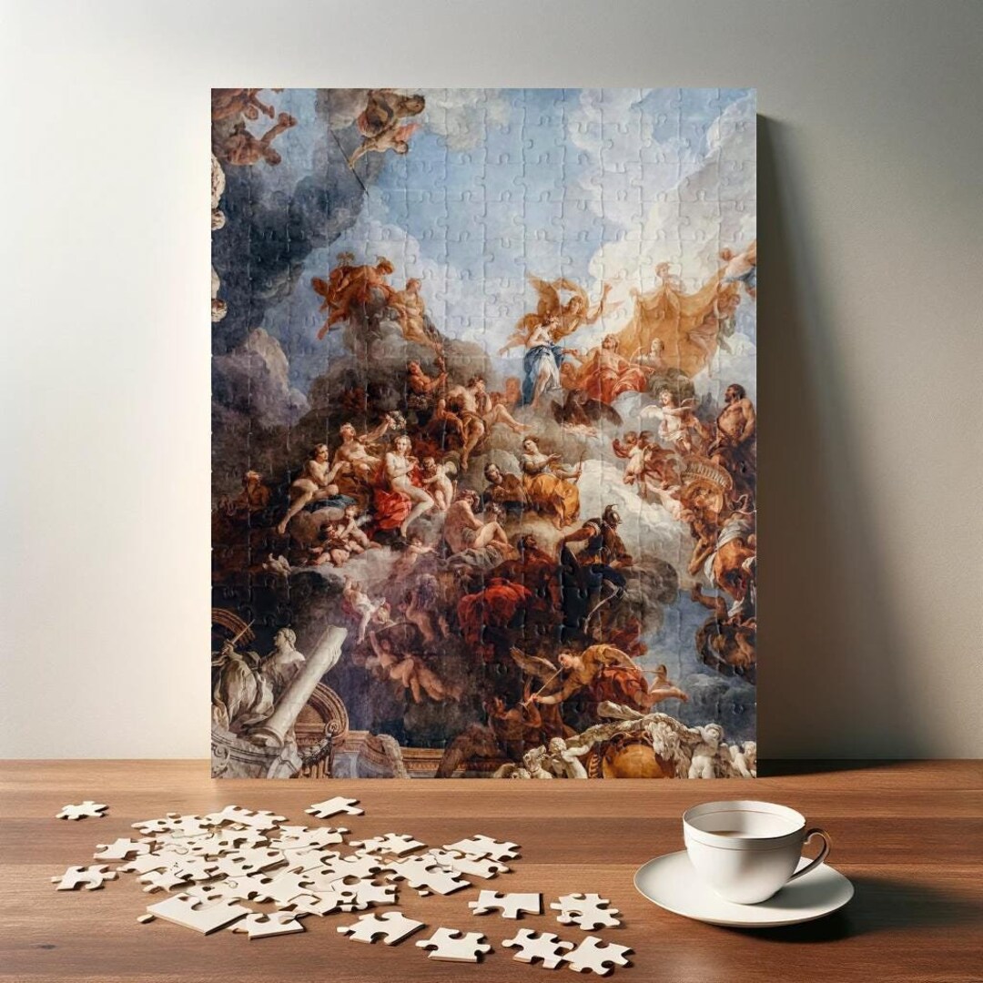 Michelangelo's Heavenly Fresco Puzzle - Majestic Artwork Jigsaw ...