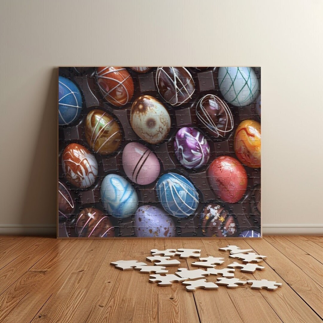 Gourmet Chocolate Eggs Puzzle - Decadent Delights - Luxury Sweets ...