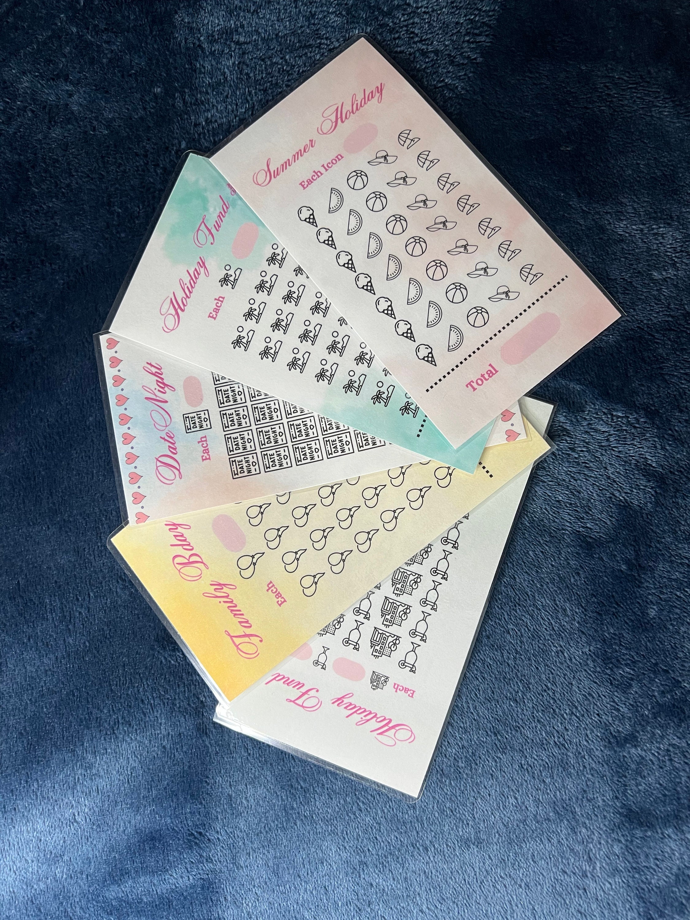 Laminated Cash Stuffing Tracker | Cash Stuffing | Savings | Challenge ...