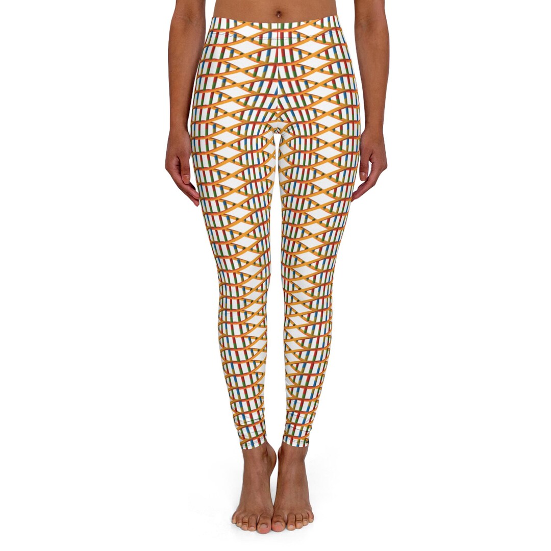 Women's Spandex Leggings With DNA Design Sophisticated Spandex Fabric ...