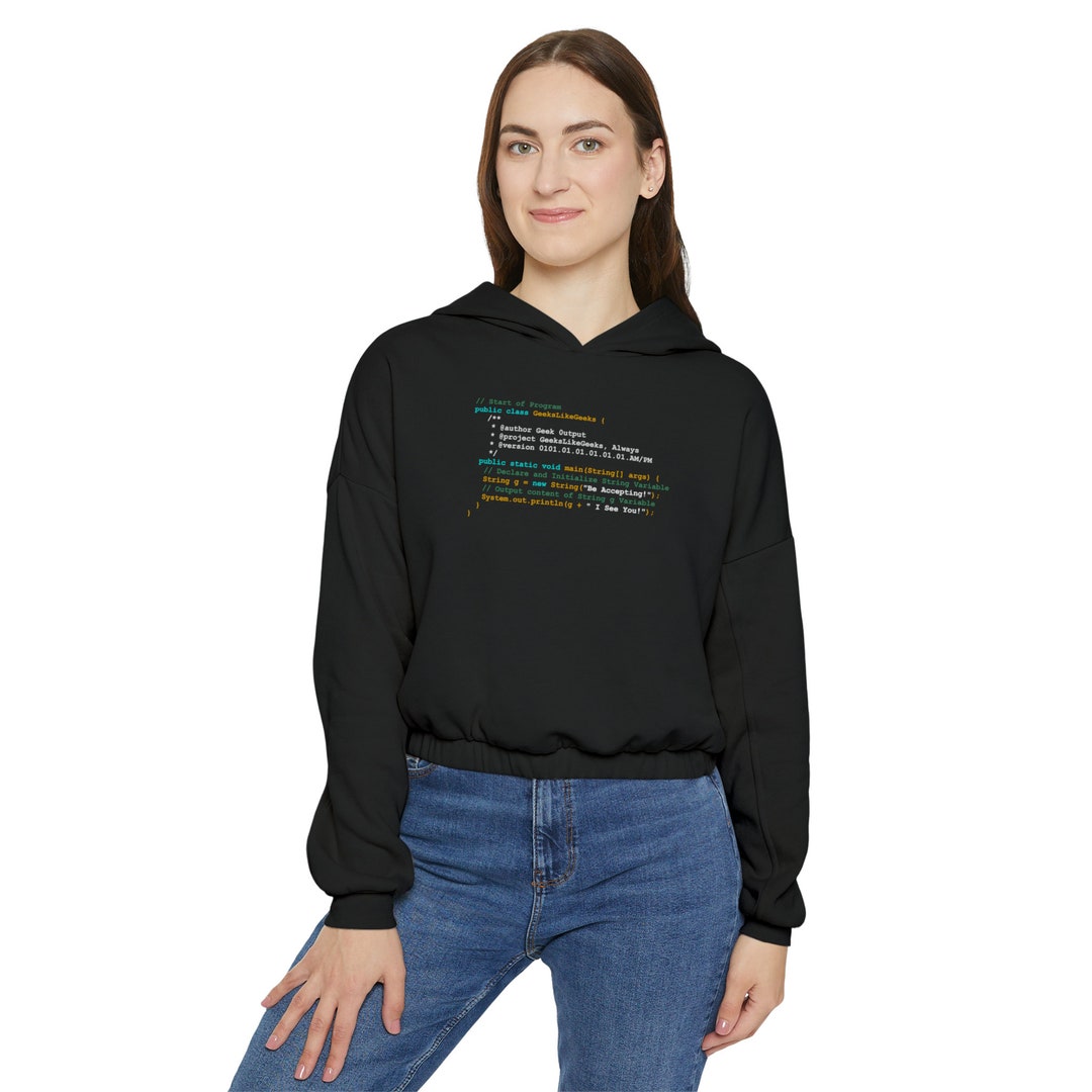 Be Accepting - I See You Themed Cinched Bottom Hoodie, Cozy Style Geek ...