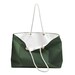 Dark Green Weekender Bag, Luxurious Polyester Weekender for Your ...