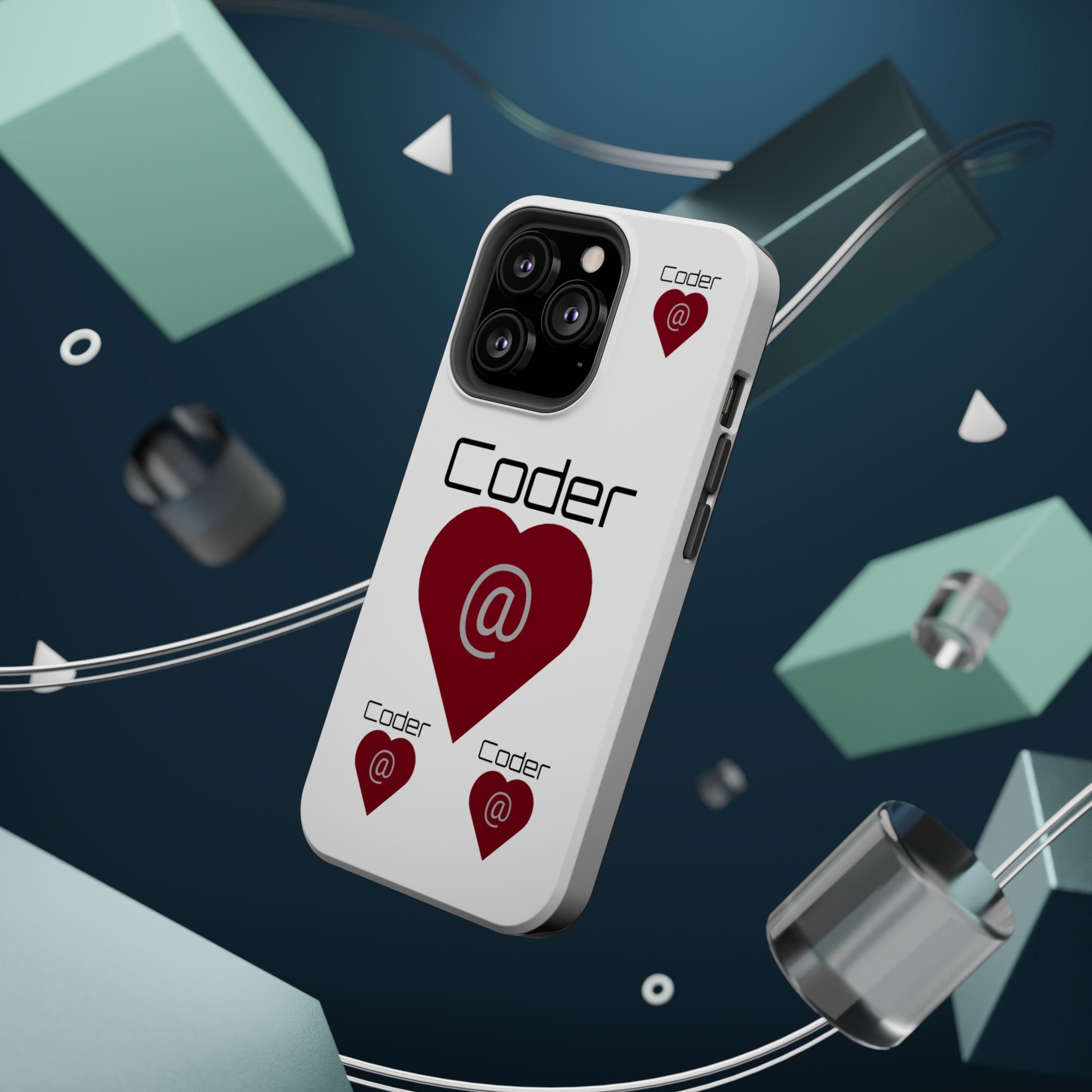 IPhone 13 Pro Case, Coder at Heart Theme, Software Engineer iPhone Case ...