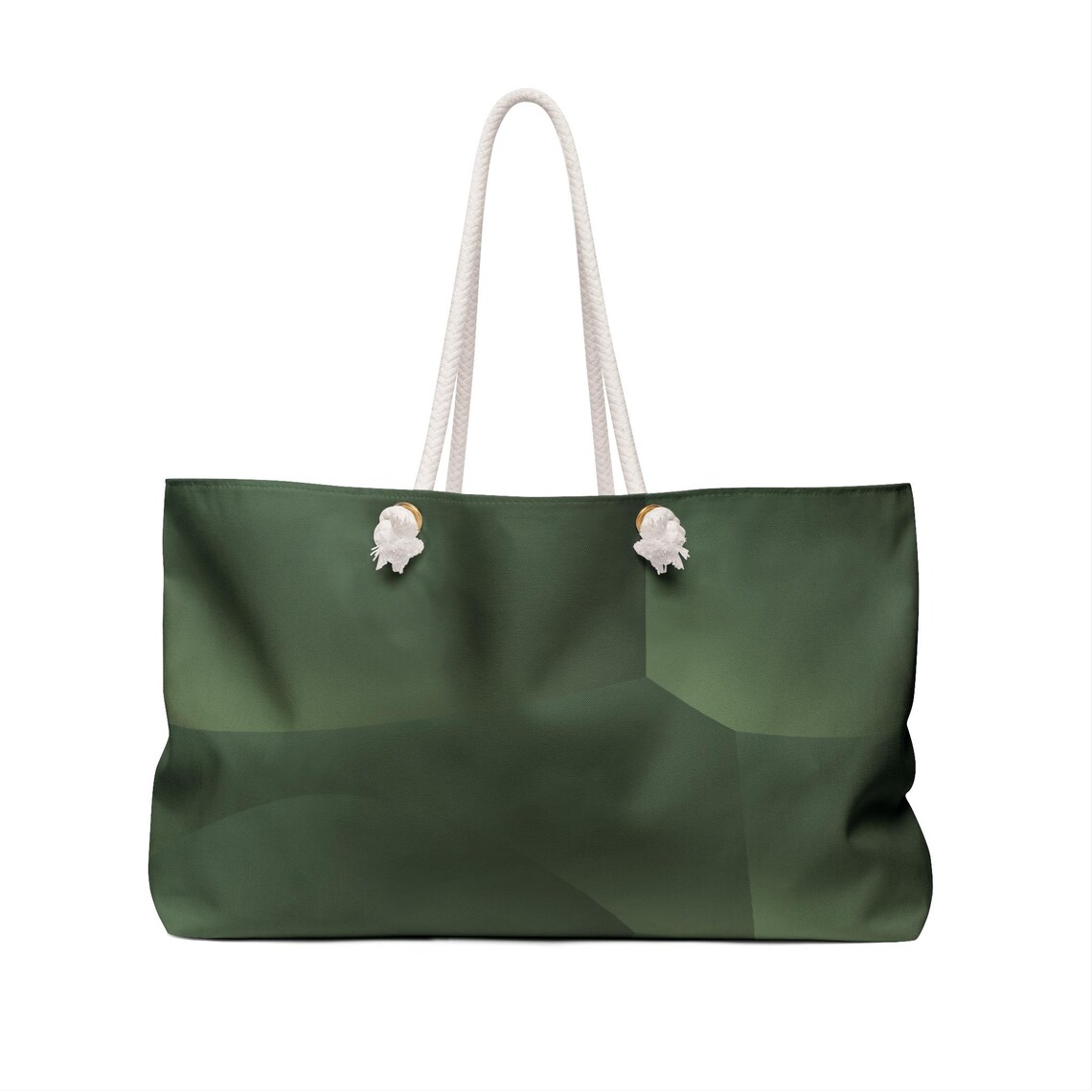 Dark Green Weekender Bag, Luxurious Polyester Weekender for Your ...