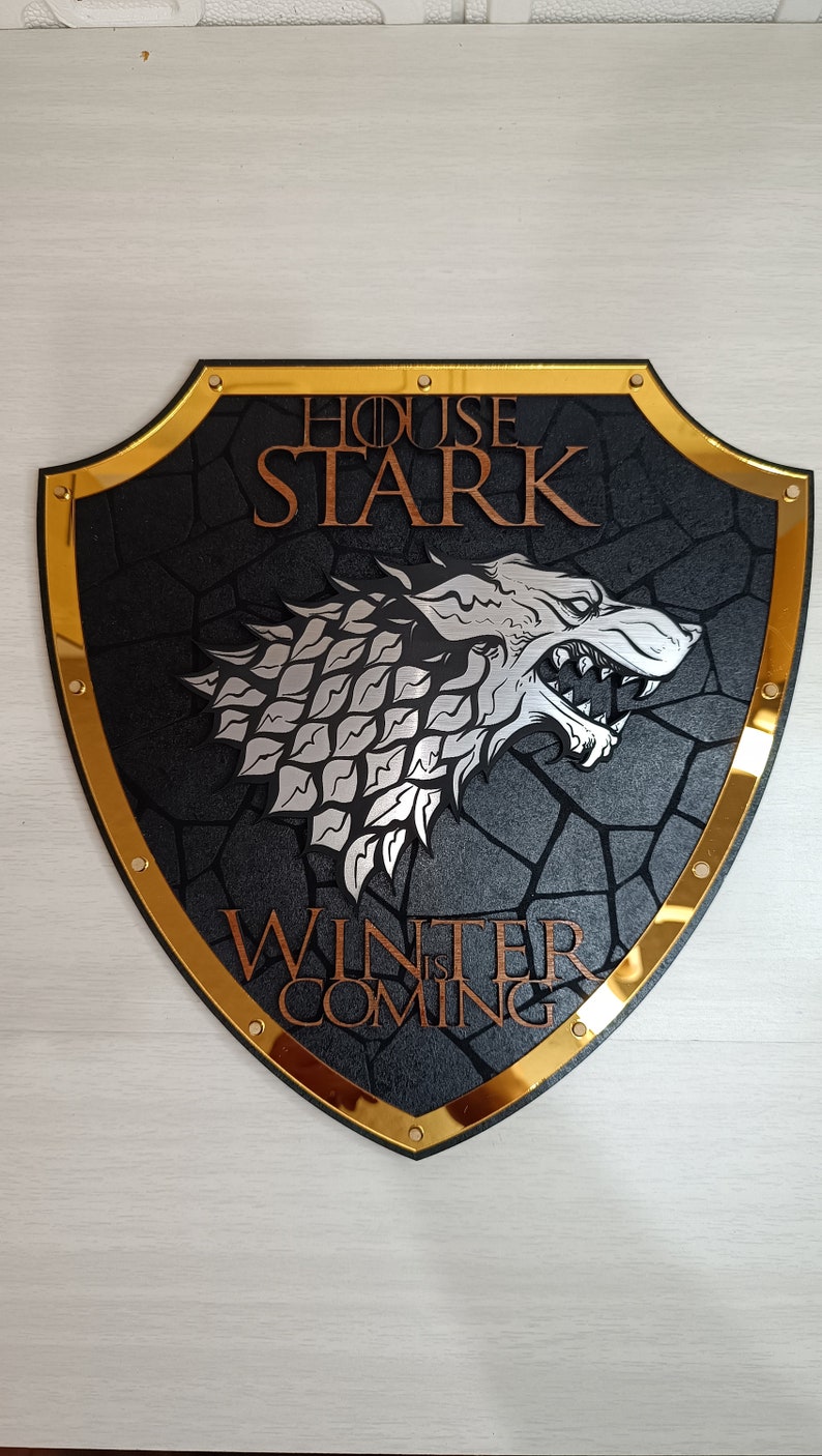 HOUSE STARK SHIELD, Digital File for Laser Cutting - Etsy