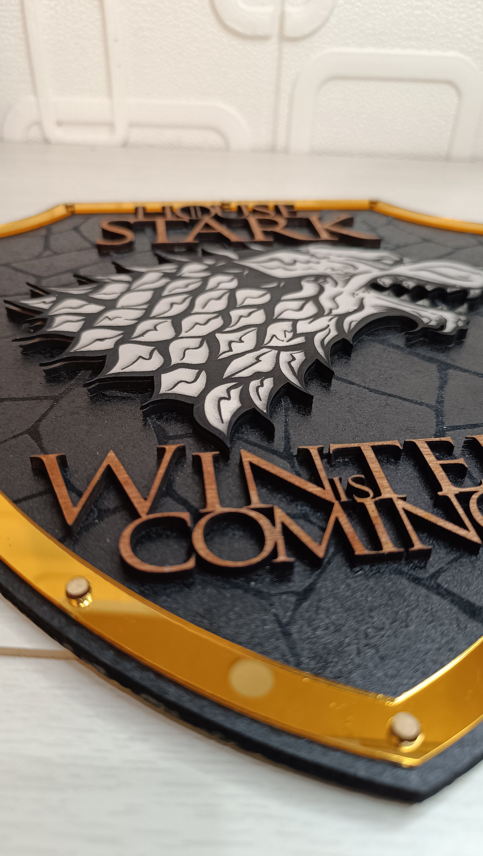 HOUSE STARK SHIELD, Digital File for Laser Cutting - Etsy