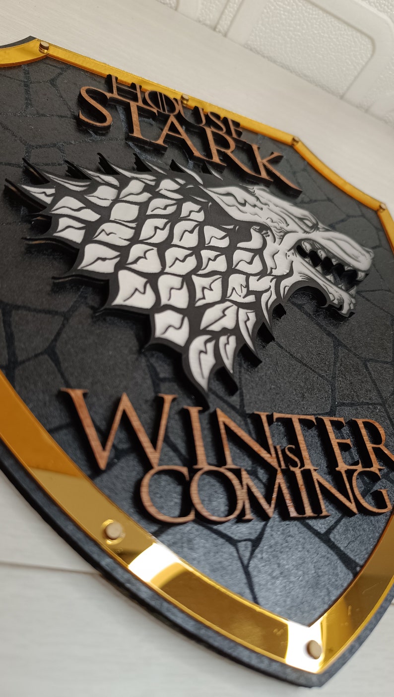 HOUSE STARK SHIELD, Digital File for Laser Cutting - Etsy
