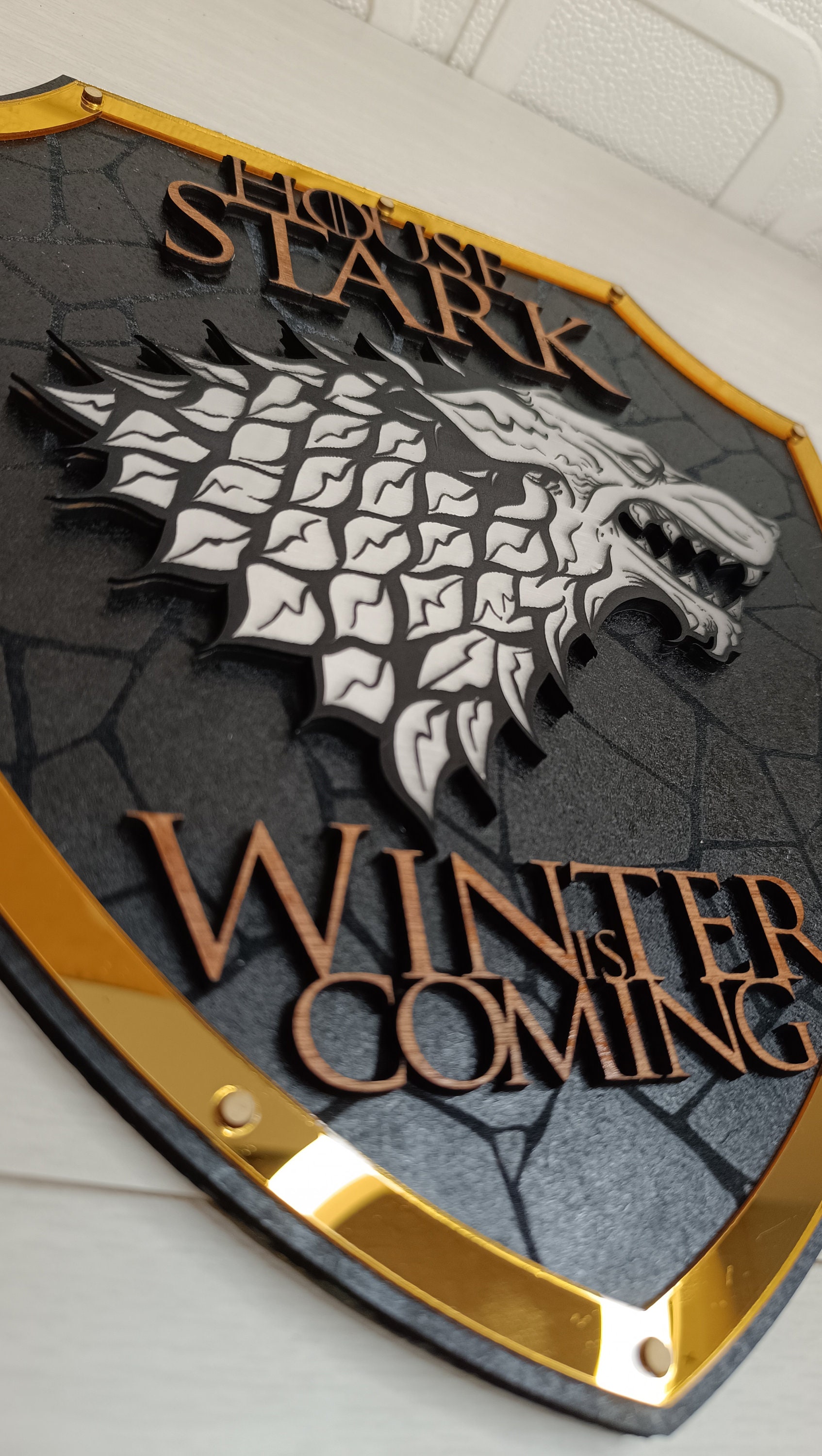 HOUSE STARK SHIELD, Digital File for Laser Cutting - Etsy