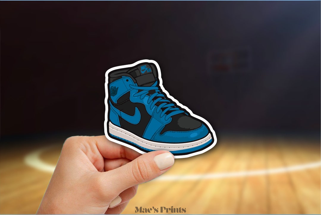 19 Sneaker Sticker Michael Jordan Sticker Jordan One Decal Sneaker Head ...